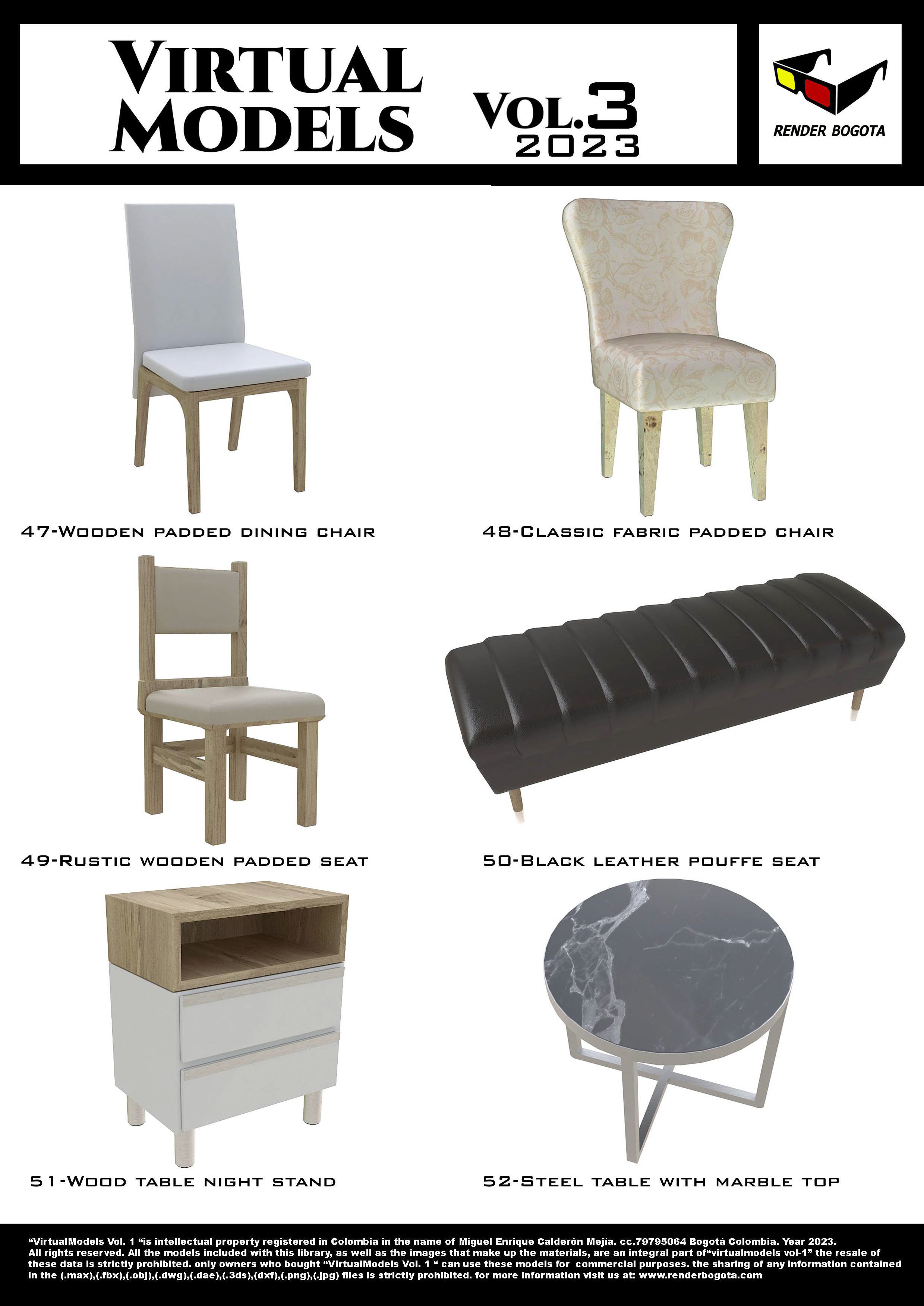 Virtual Models Vol-3 3D model | CGTrader