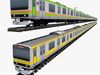 3D model JR East E231 Train Series Tokyu Japan Railway VR / AR / low ...