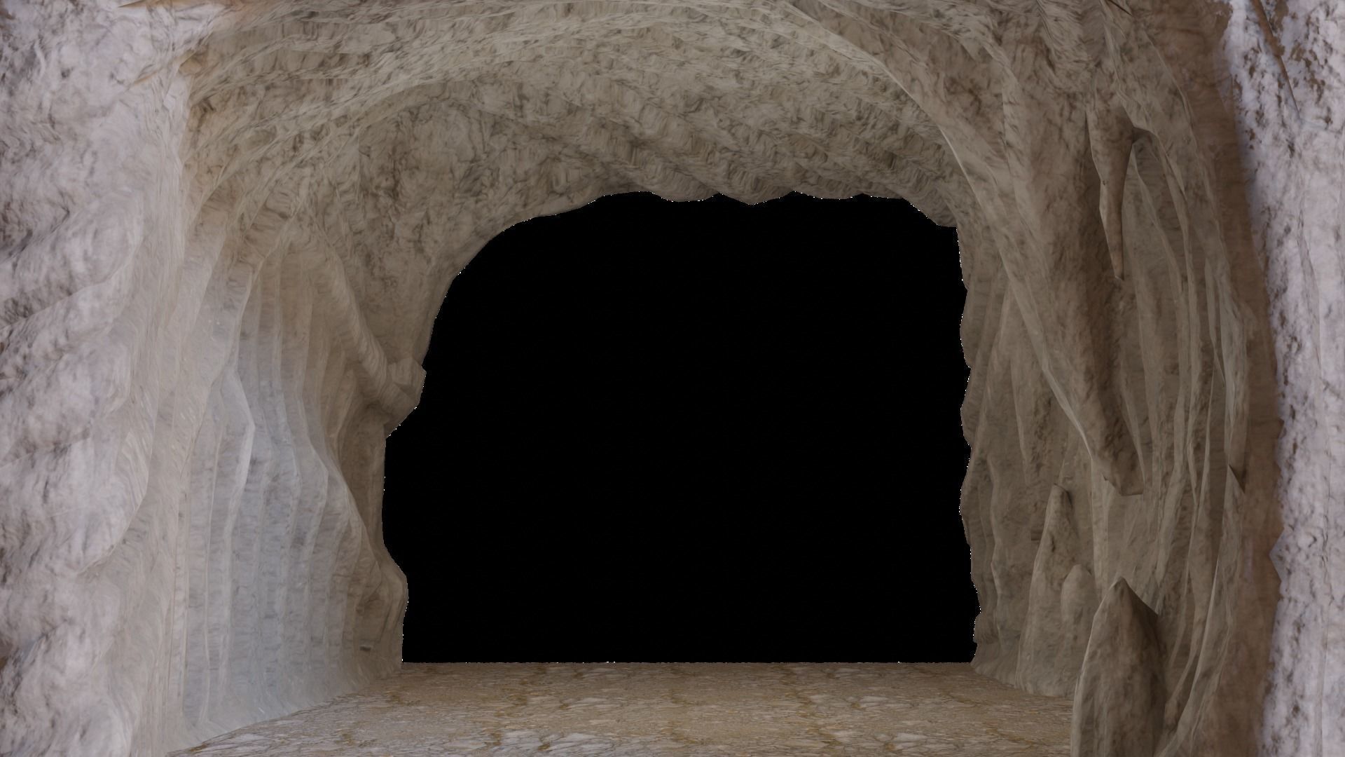 3D model Modular Dungeon Caves - Chambers Corridors 29 Pieces VR / AR ...