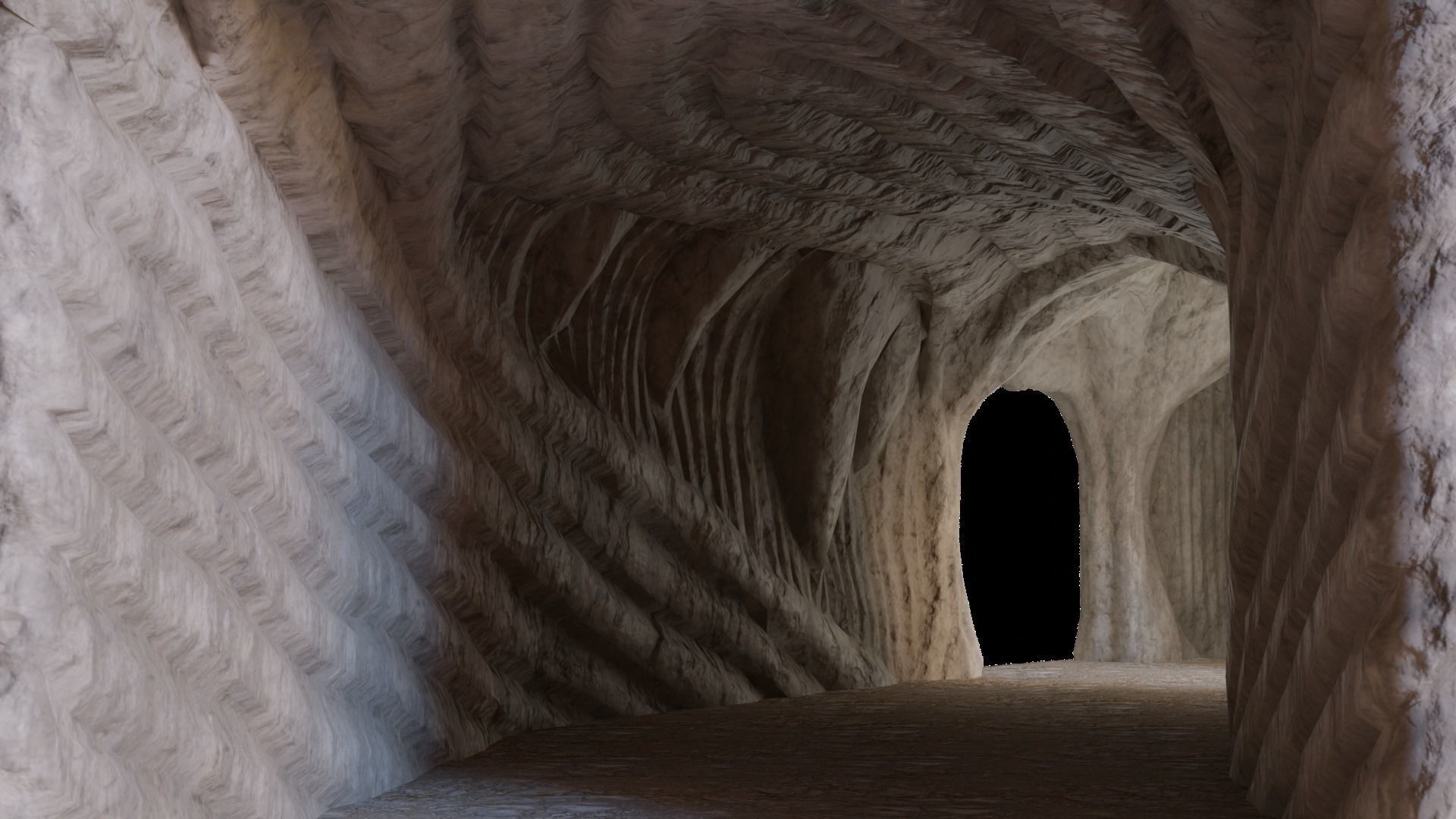 3D model Modular Dungeon Caves - Chambers Corridors 29 Pieces VR / AR ...