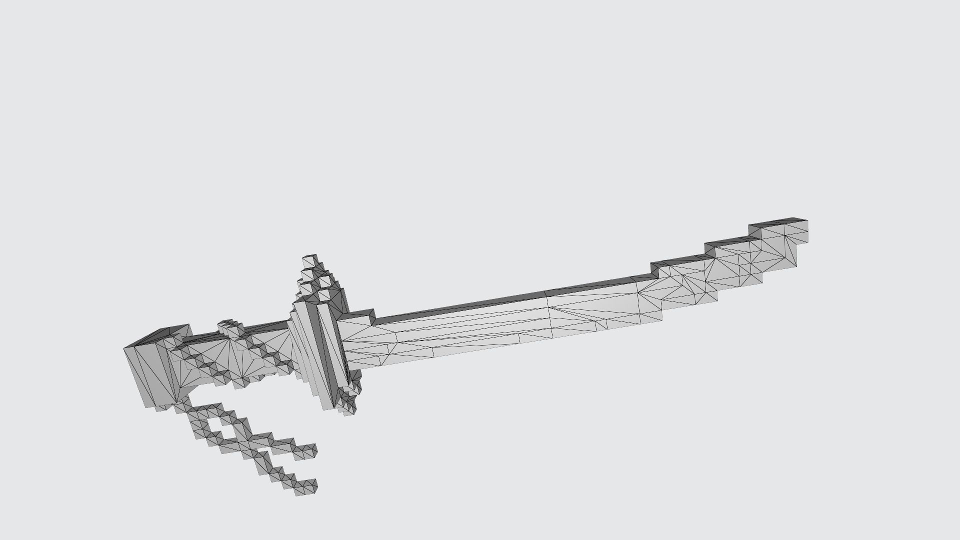 3D model Voxel Purple Sword VR / AR / low-poly | CGTrader
