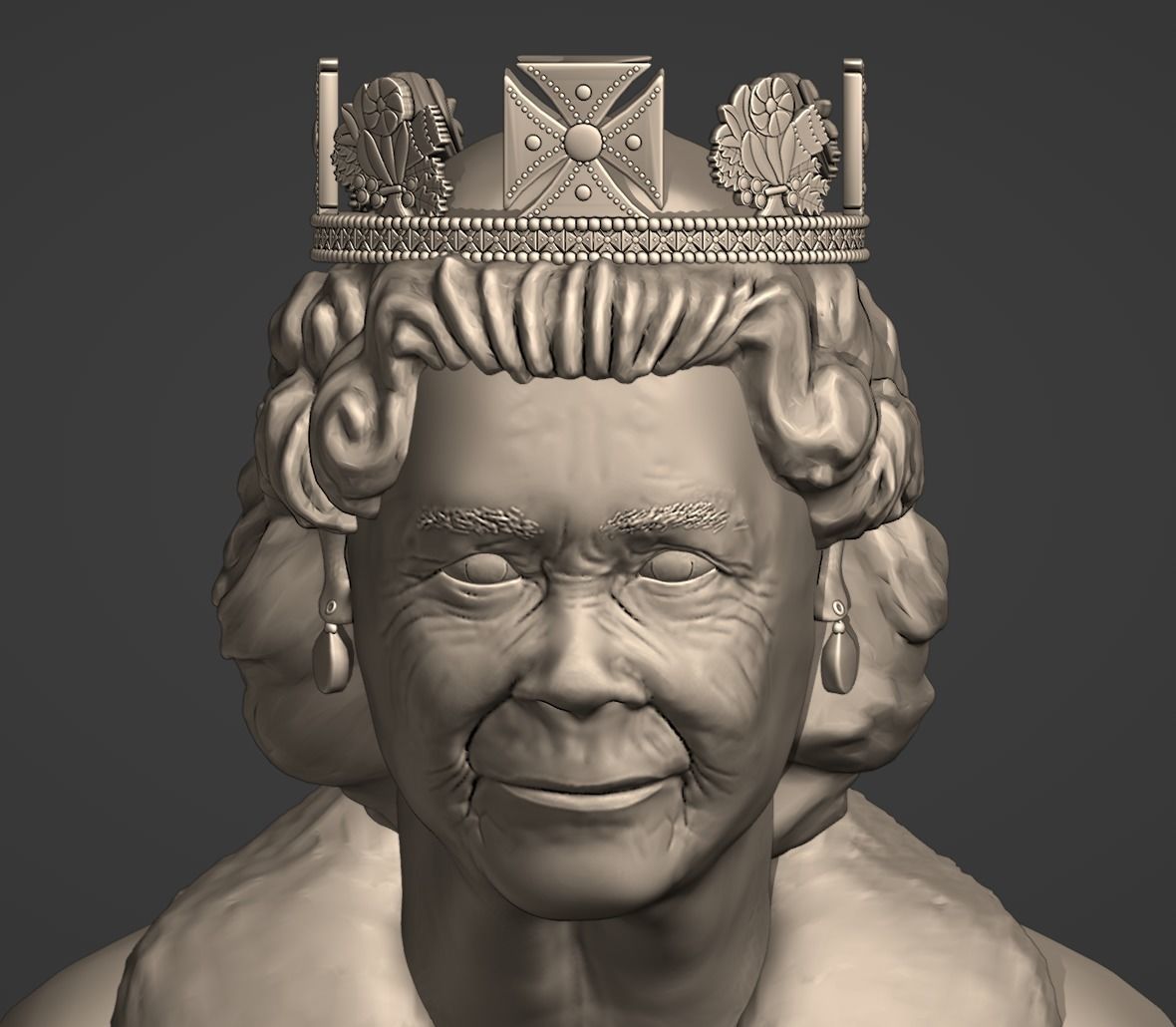 Free Elizabeth Bust free 3D model 3D printable | CGTrader