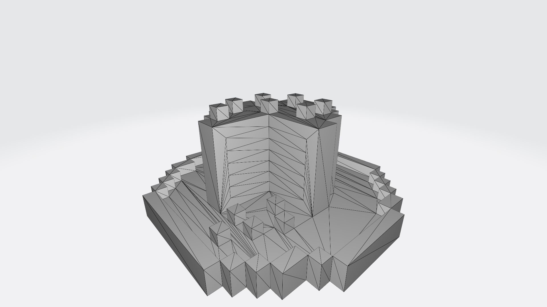 3D model Voxel Vanilla and strawberry cake VR / AR / low-poly | CGTrader