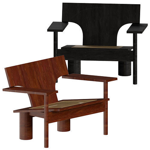 Haniwa Chair by Base 10 3D model | CGTrader