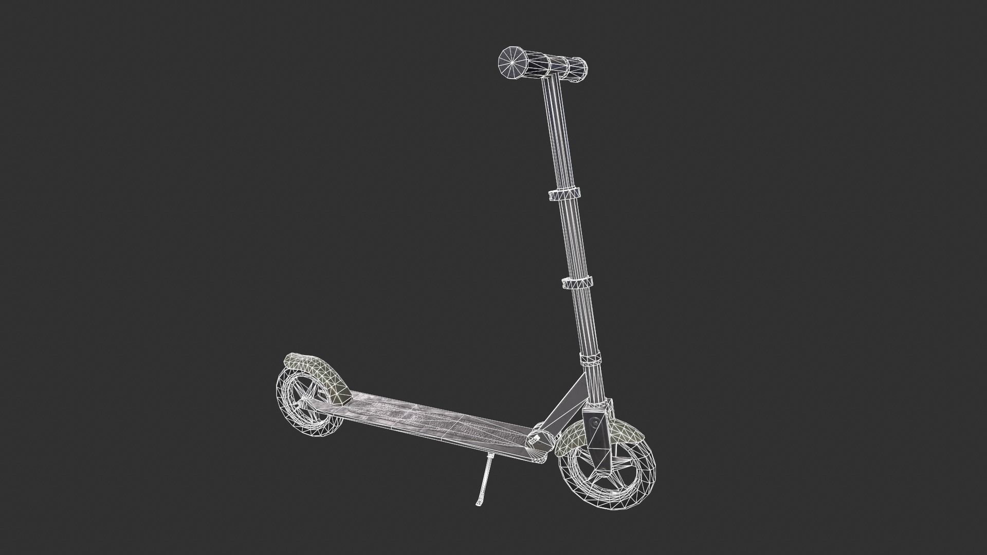 3D model Kick Scooter VR / AR / low-poly | CGTrader