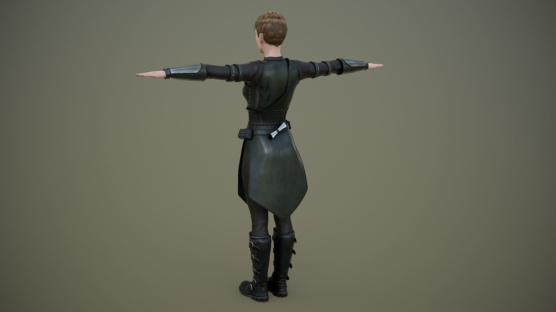 3D model Warrior Girl Spy VR / AR / low-poly | CGTrader