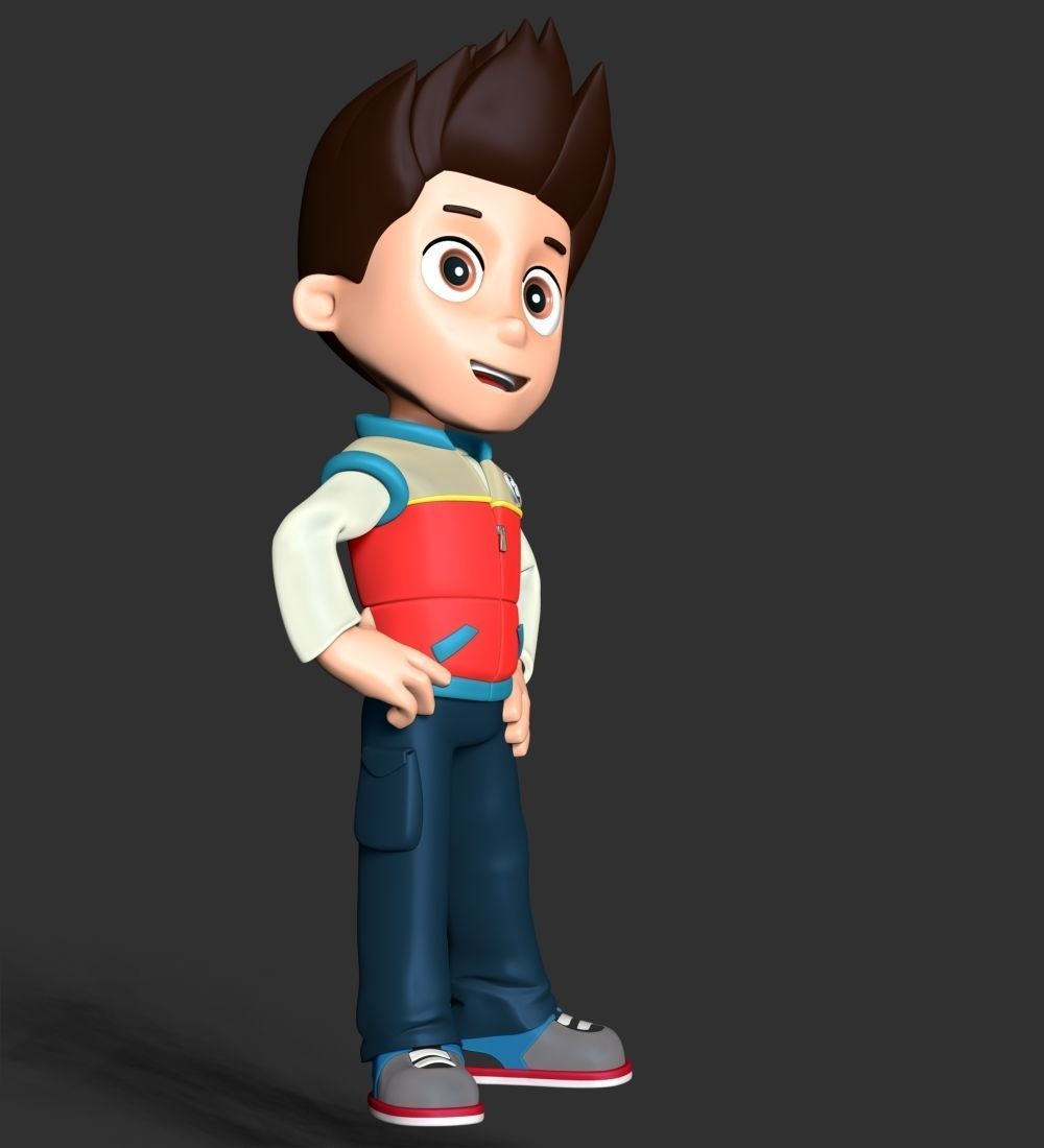 Ryder - Paw Patrol 3D model 3D printable | CGTrader
