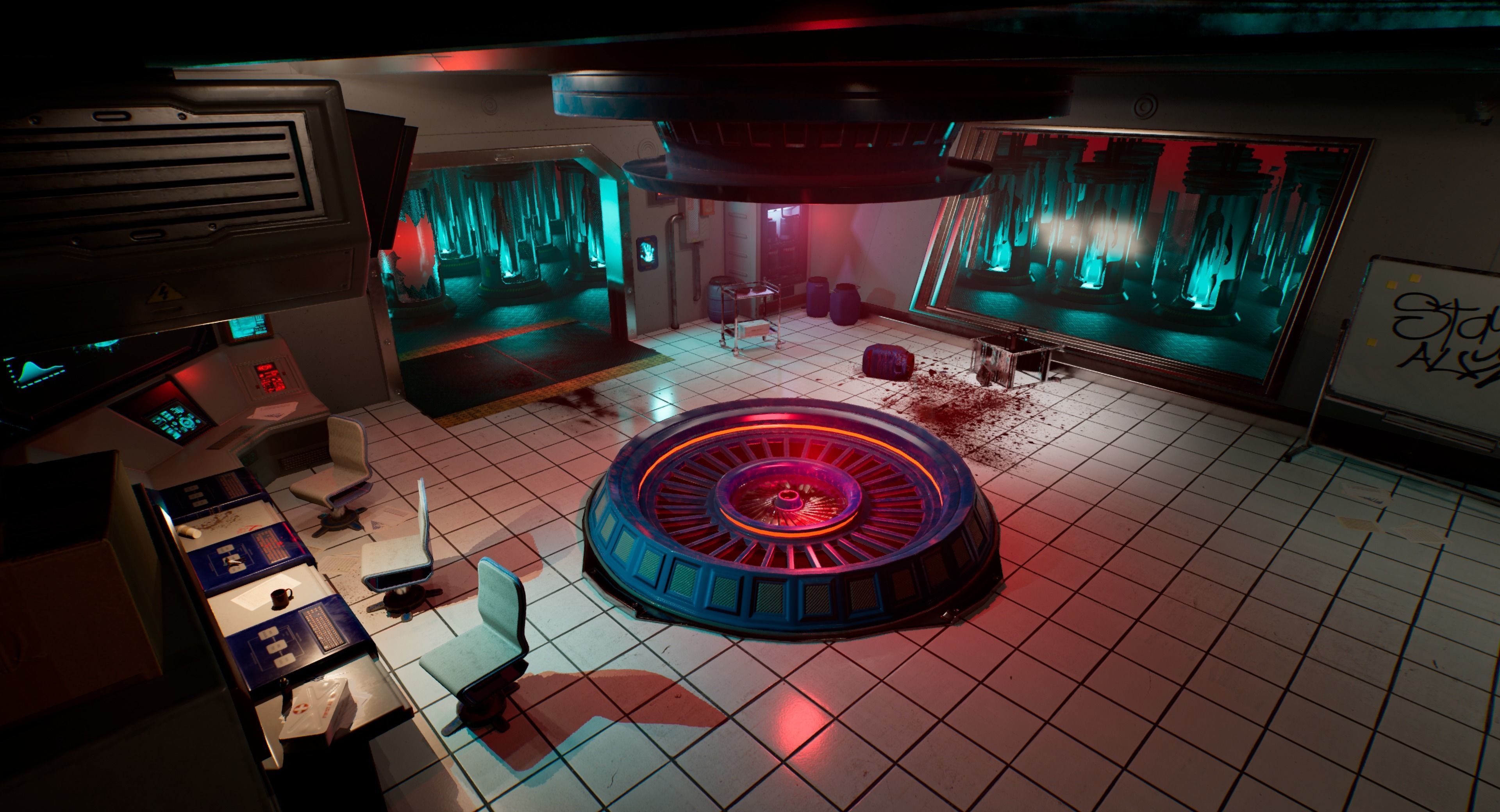 3D model Sci Fi Power Podium Stage VR / AR / low-poly | CGTrader