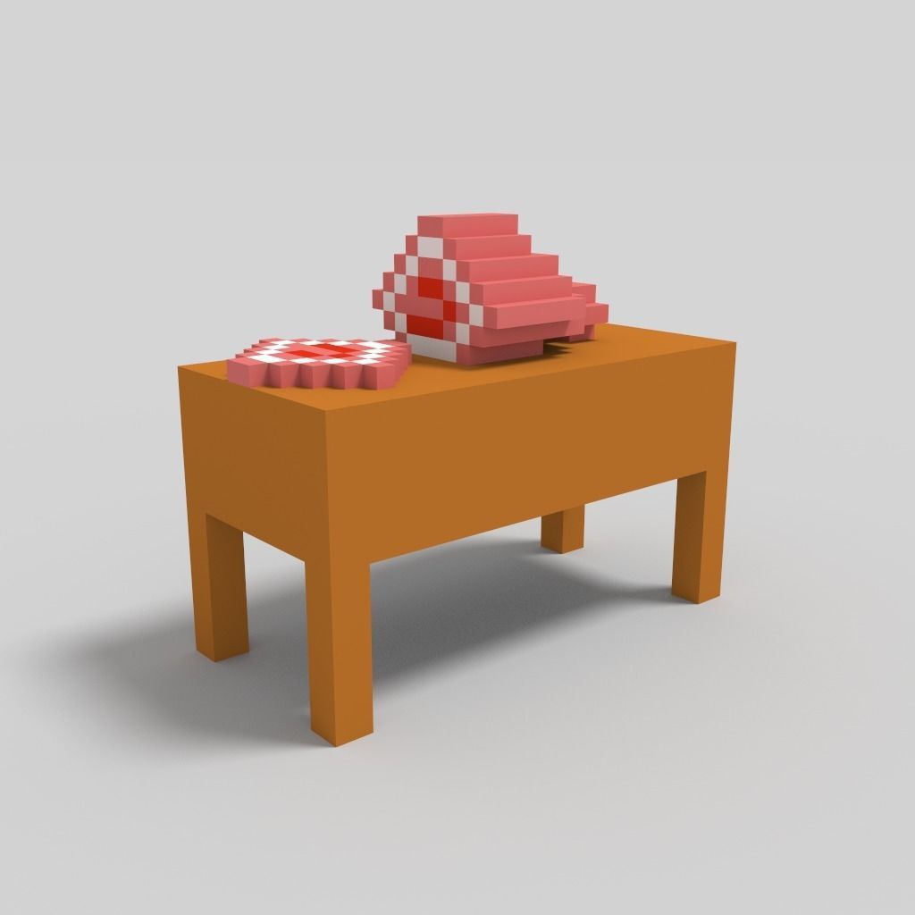 3D model Butcher Shop Scene VR / AR / low-poly | CGTrader
