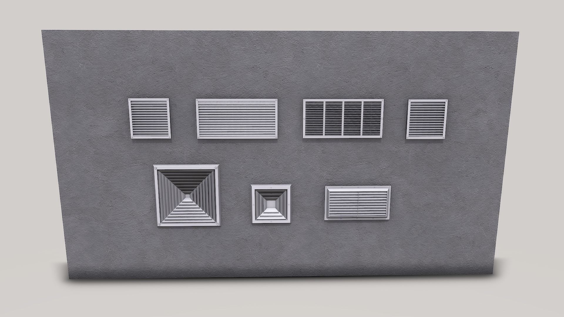 3D model Air Vent Systems VR / AR / low-poly | CGTrader