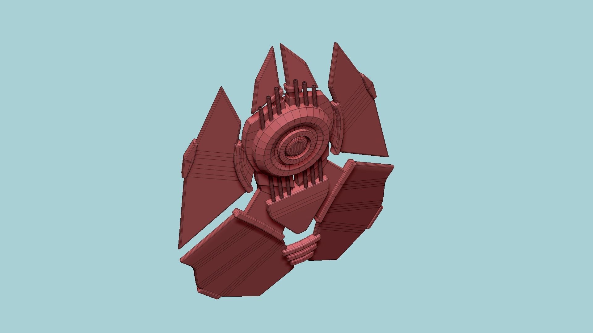 3D model SciFi Shield A10 Metal - Sci Fi Weapon Design VR / AR / low ...