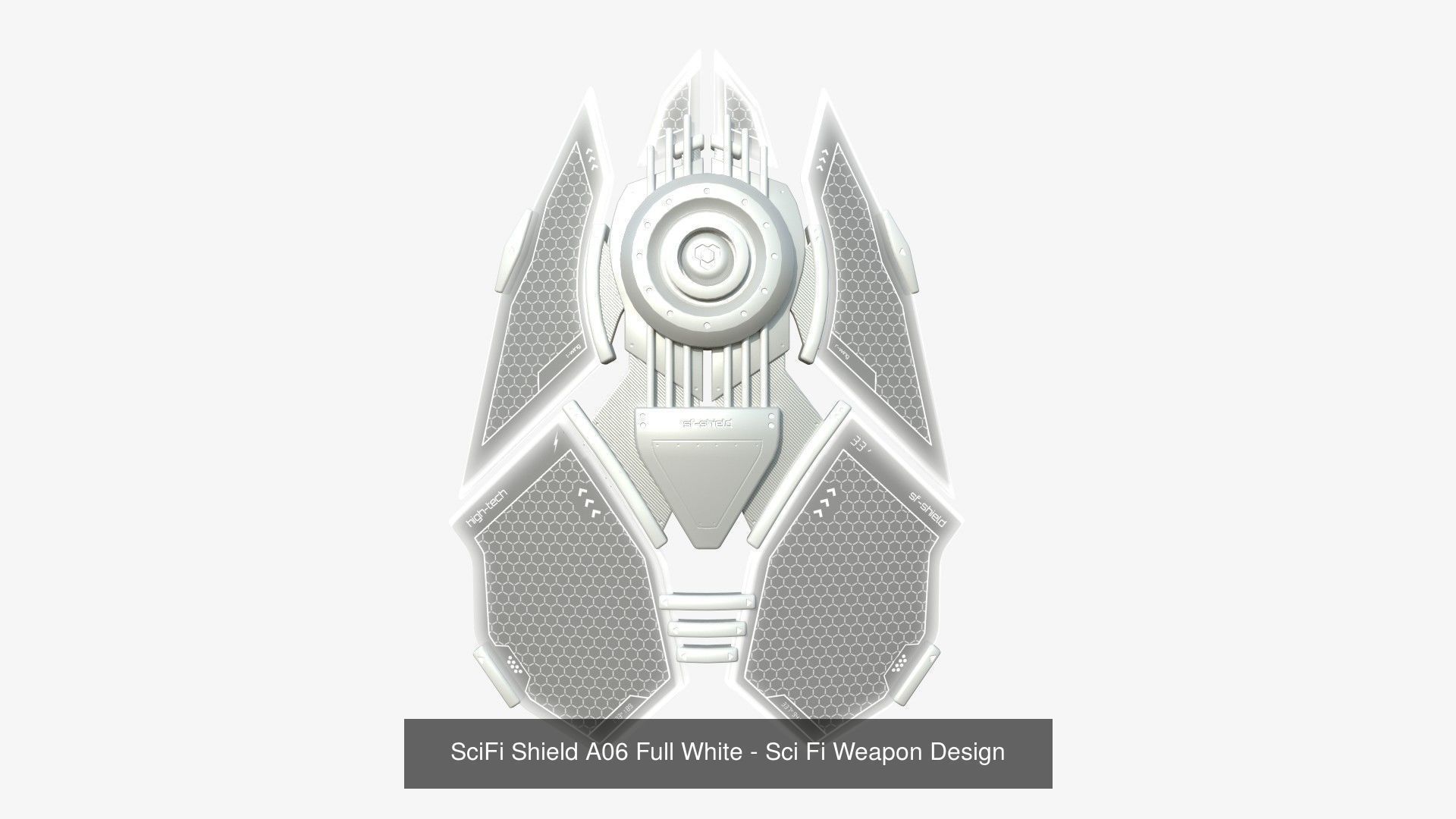10 SciFi Shields A Collection - Sci Fi Weapon Design | CGTrader