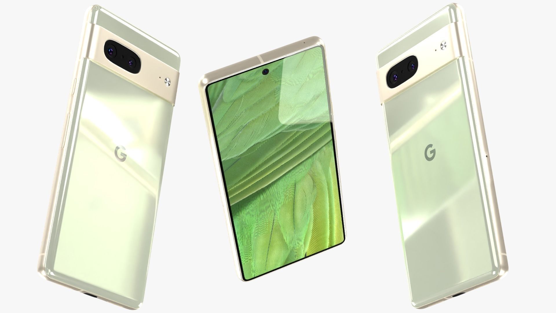 3D model Google Pixel 7 Lemongrass VR / AR / low-poly | CGTrader