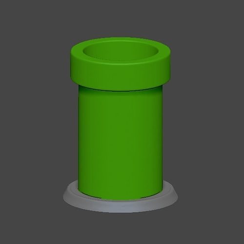 Pipe Based Mario There are 4 models 3D model 3D printable | CGTrader