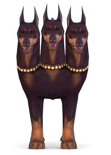 Real Three Headed Dog