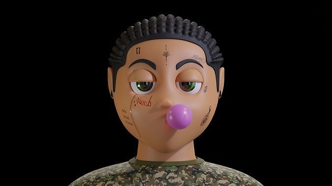 Stylized NFT Character 3D model | CGTrader