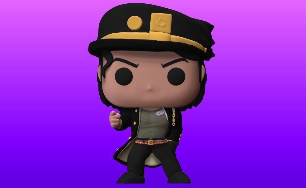 Jotaro V2 Funko Pop 3D model 3D printable | CGTrader