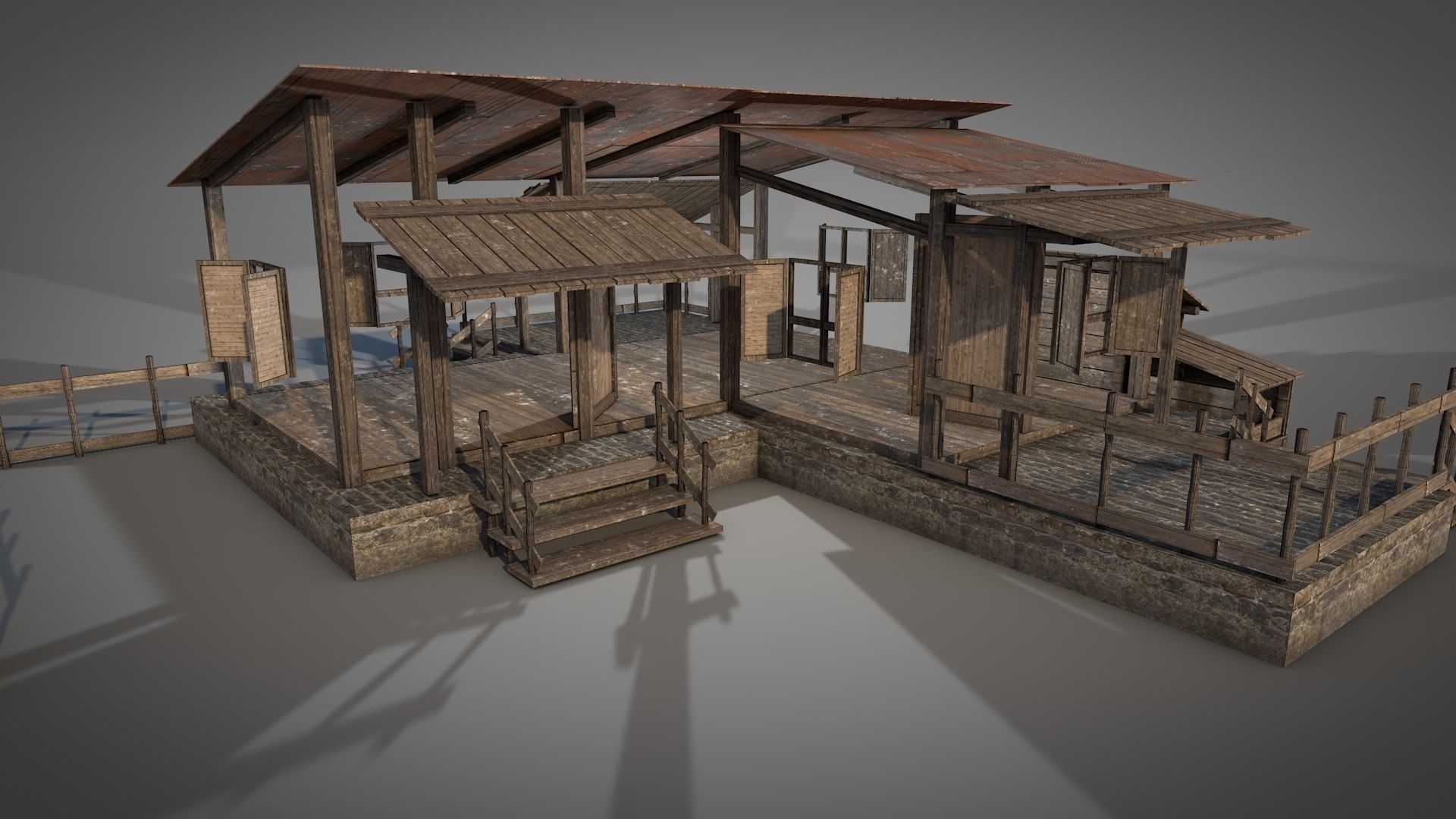 Arizona Desert Shack v3 3D model | CGTrader