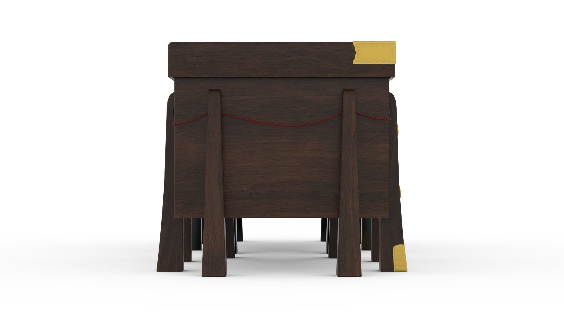 3D model Medieval Samurai Armor Chest VR / AR / low-poly | CGTrader