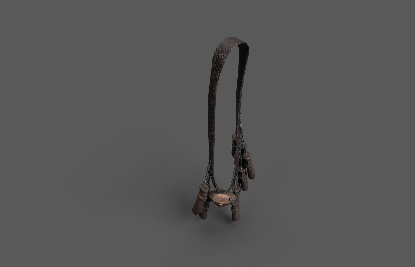 3D model Historic 16th century bandolier VR / AR / low-poly | CGTrader