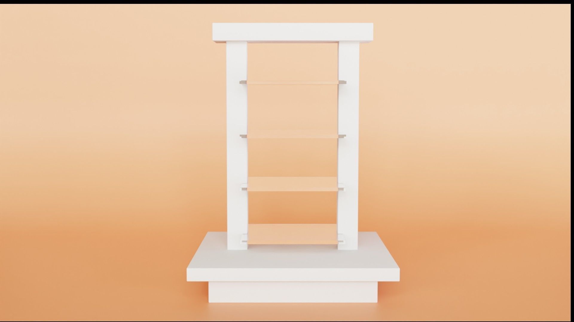3d shelf design 3D model | CGTrader