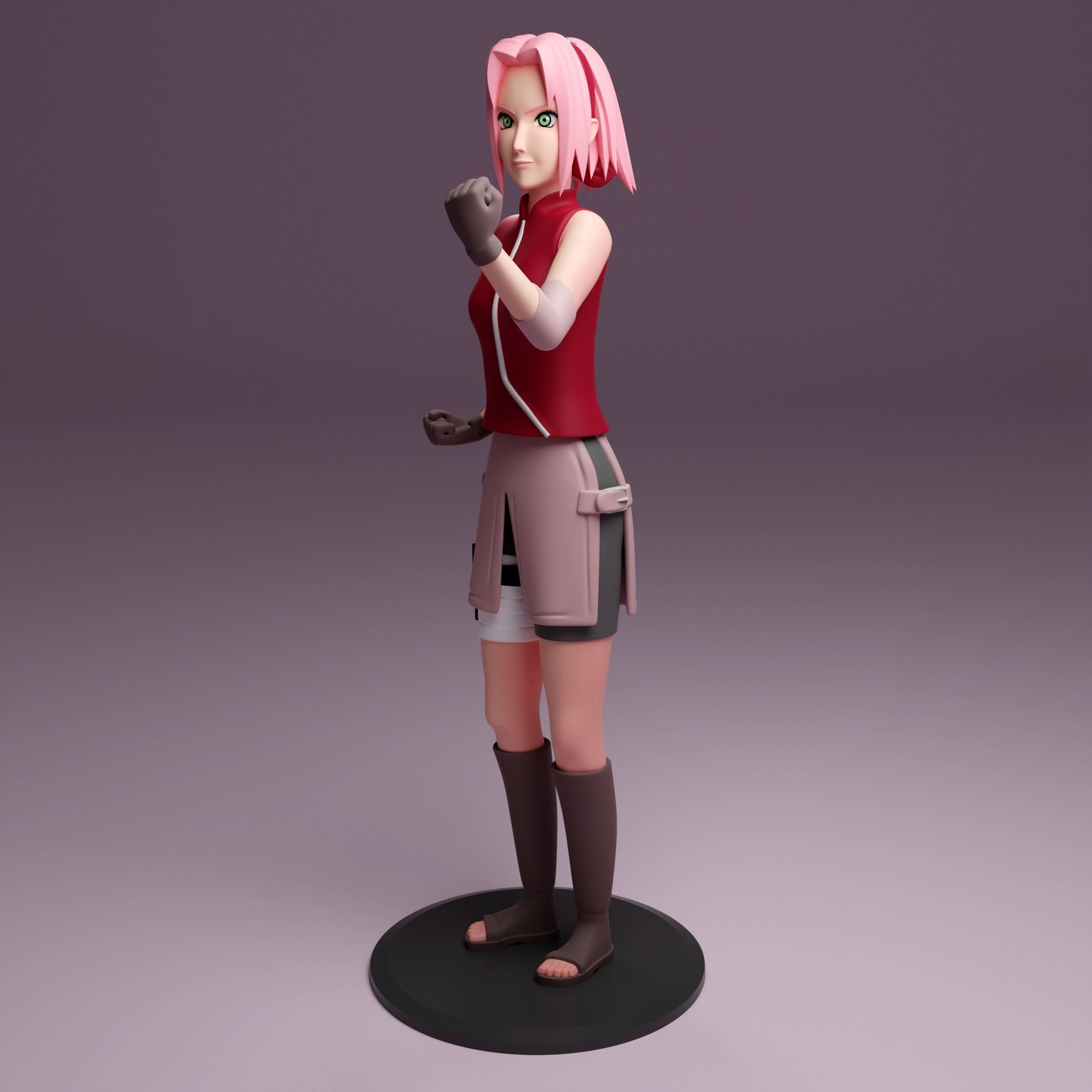 Sakura Haruno 3D model 3D printable | CGTrader