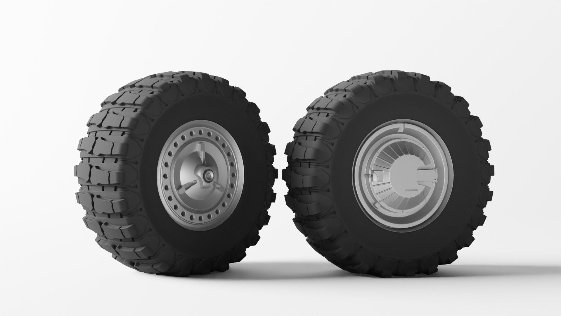 3D model Heavy Duty Wheel VR / AR / low-poly | CGTrader