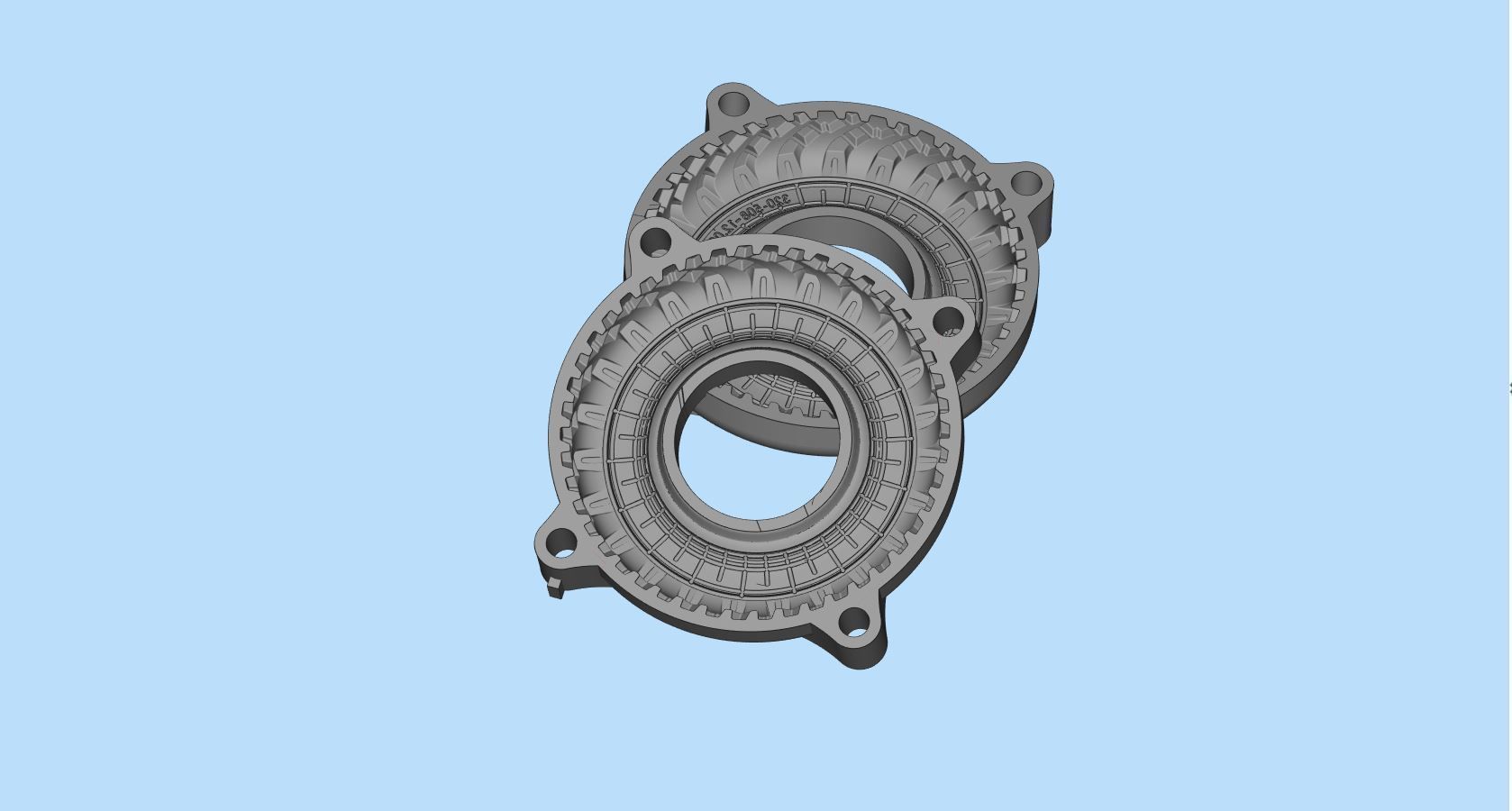 STL printable Mold RC Truck tire Rims and Tire files 3D model 3D ...