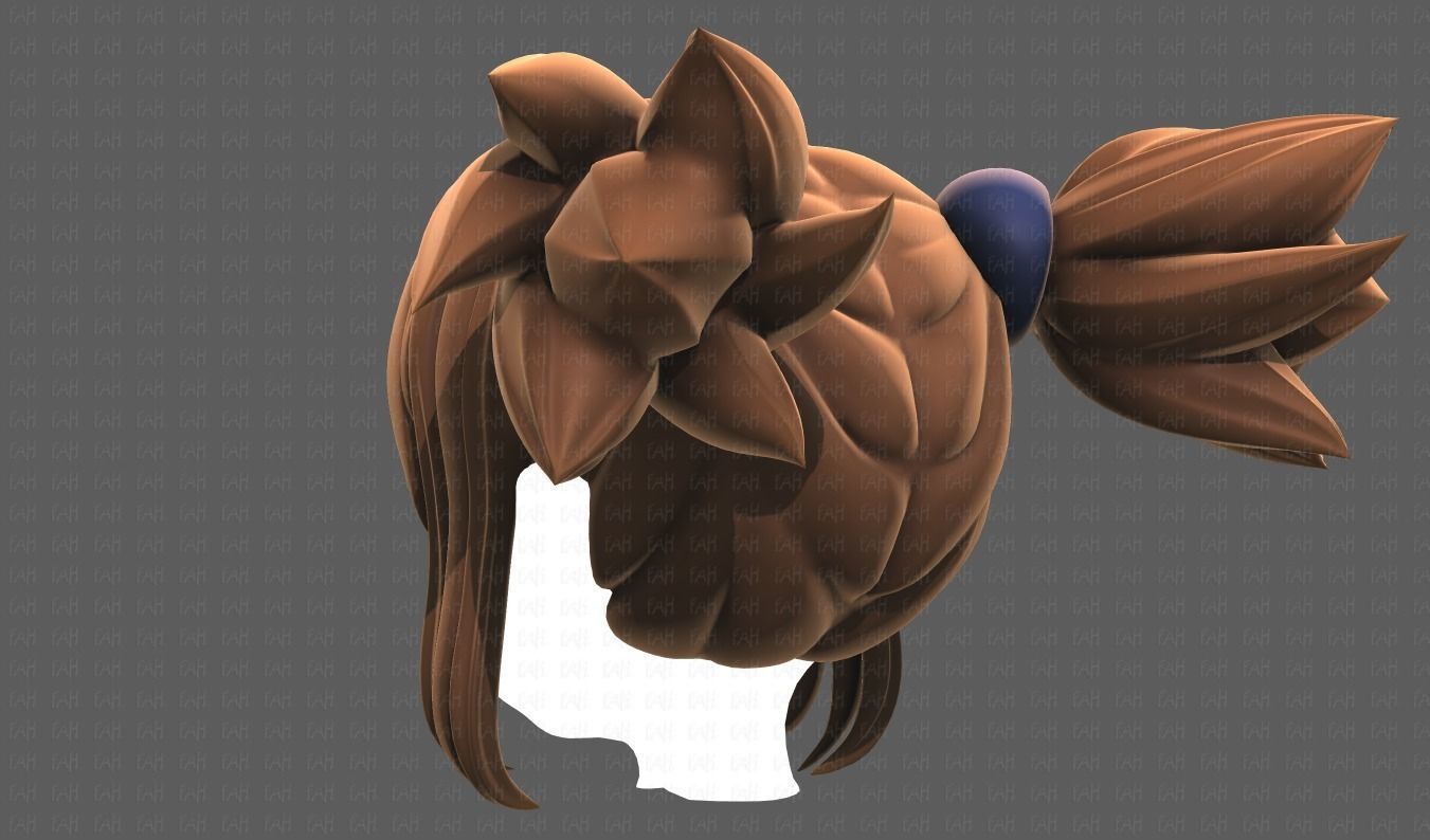 3D model Base Hair for girl V42 VR / AR / low-poly | CGTrader