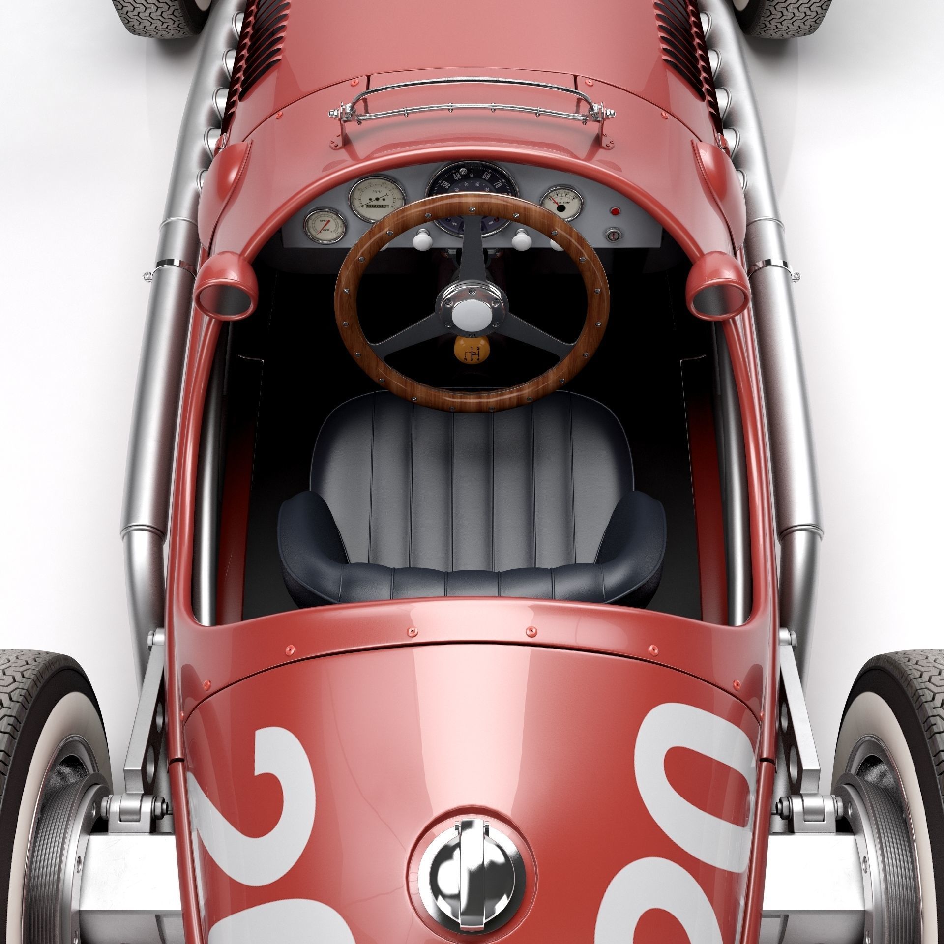 Ferrari F1 125 1950 3D model | CGTrader