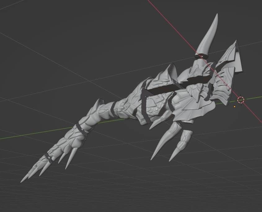 Big Draconic Bow from Lineage2 Game DB L2 3D Print Model 3D 3D model 3D ...