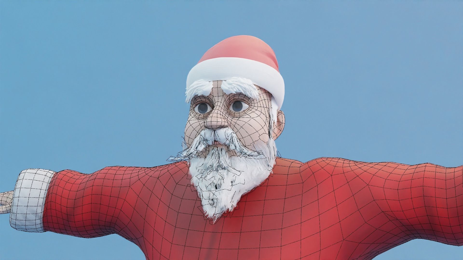 3D model Santa Claus rigged and animated VR / AR / low-poly | CGTrader