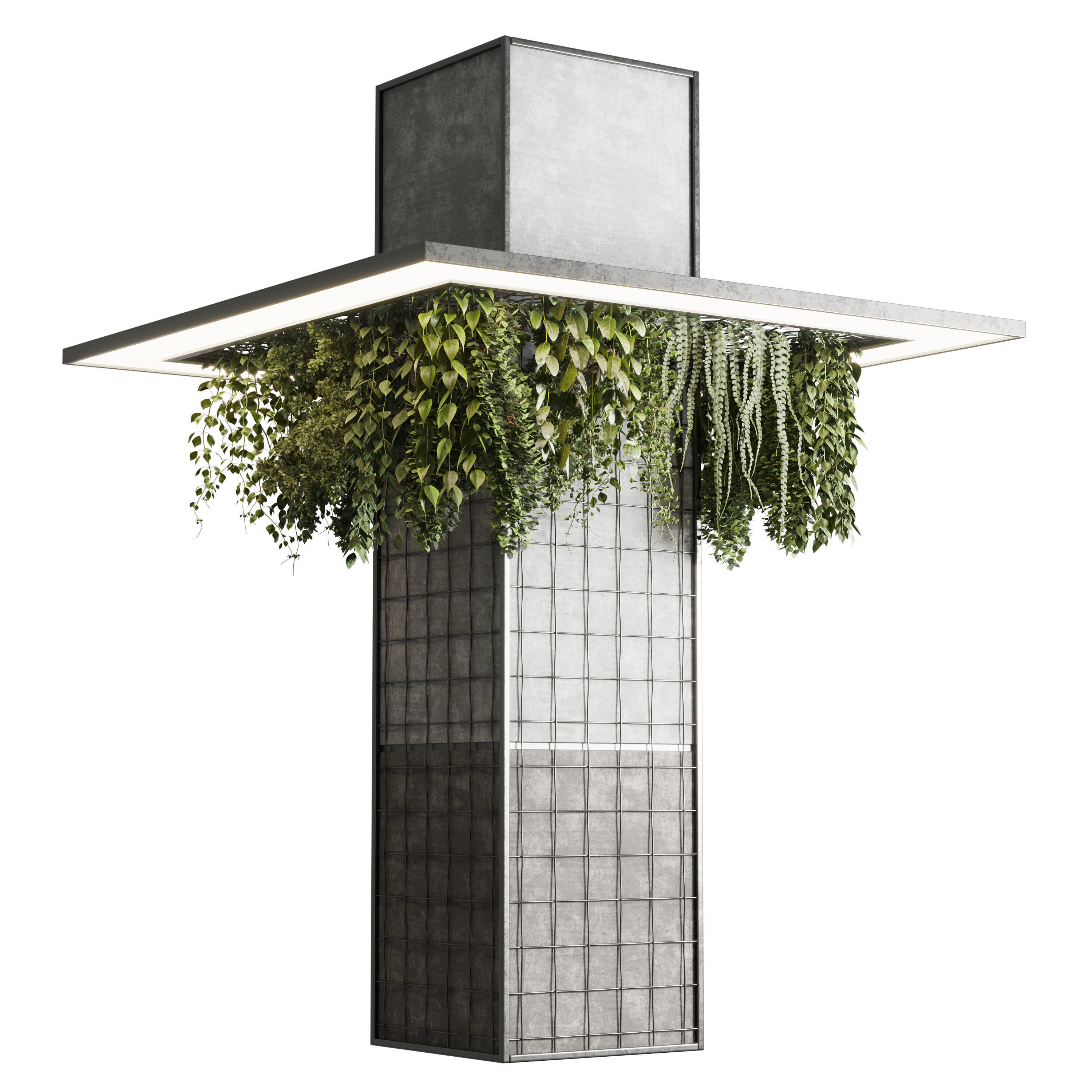3D model Column plant pillar plant 05 VR / AR / low-poly | CGTrader