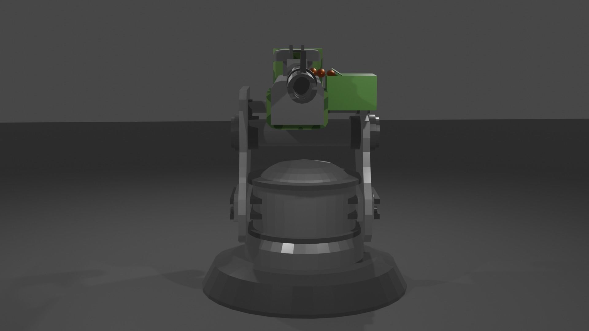 3D model Machine Gun Turret VR / AR / low-poly | CGTrader
