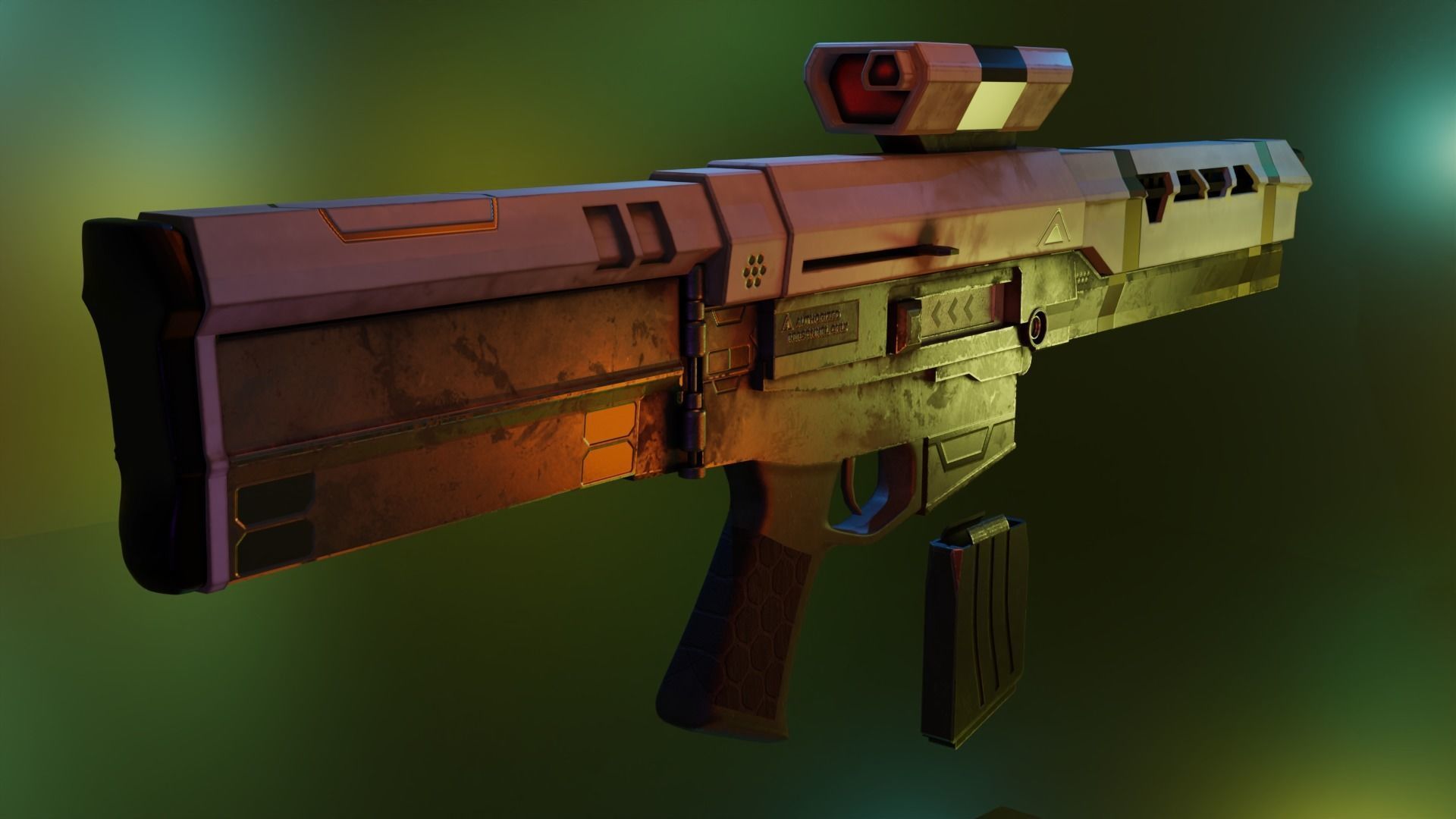 Sci-Fi DMR free VR / AR / low-poly 3D model | CGTrader