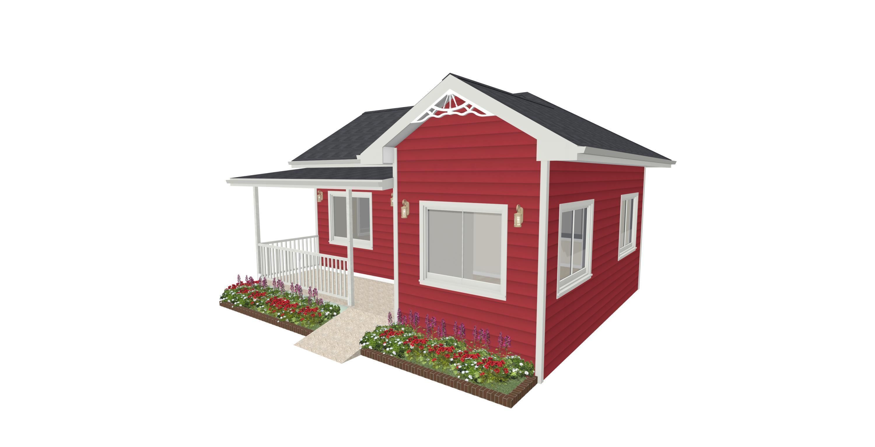 SMALL HOME 3D model | CGTrader