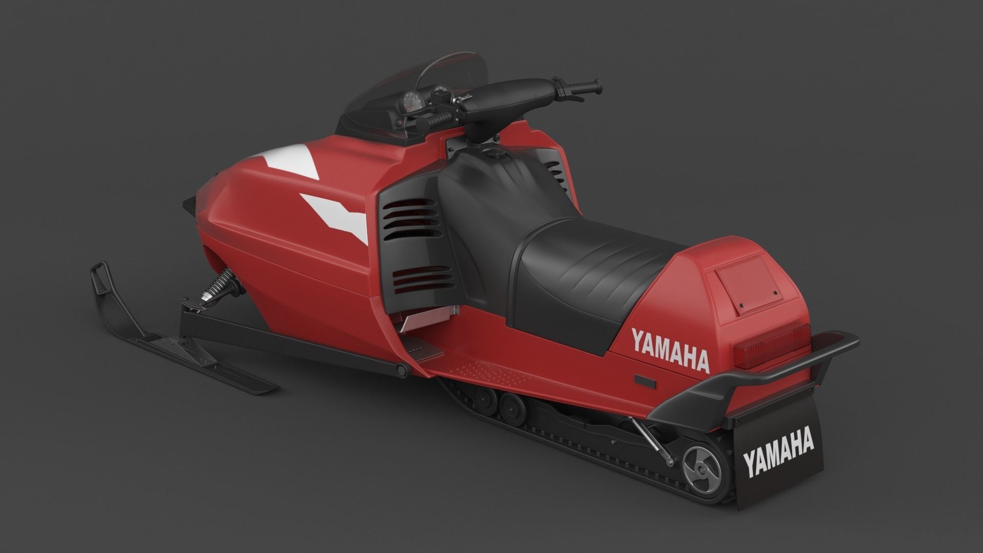 Snowmobile Yamaha 3D model | CGTrader