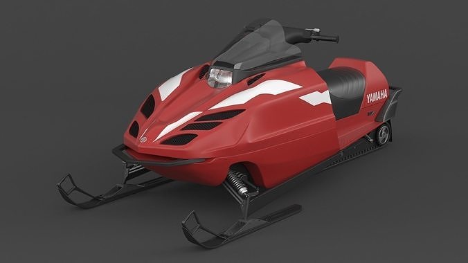 Snowmobile Yamaha 3D model | CGTrader