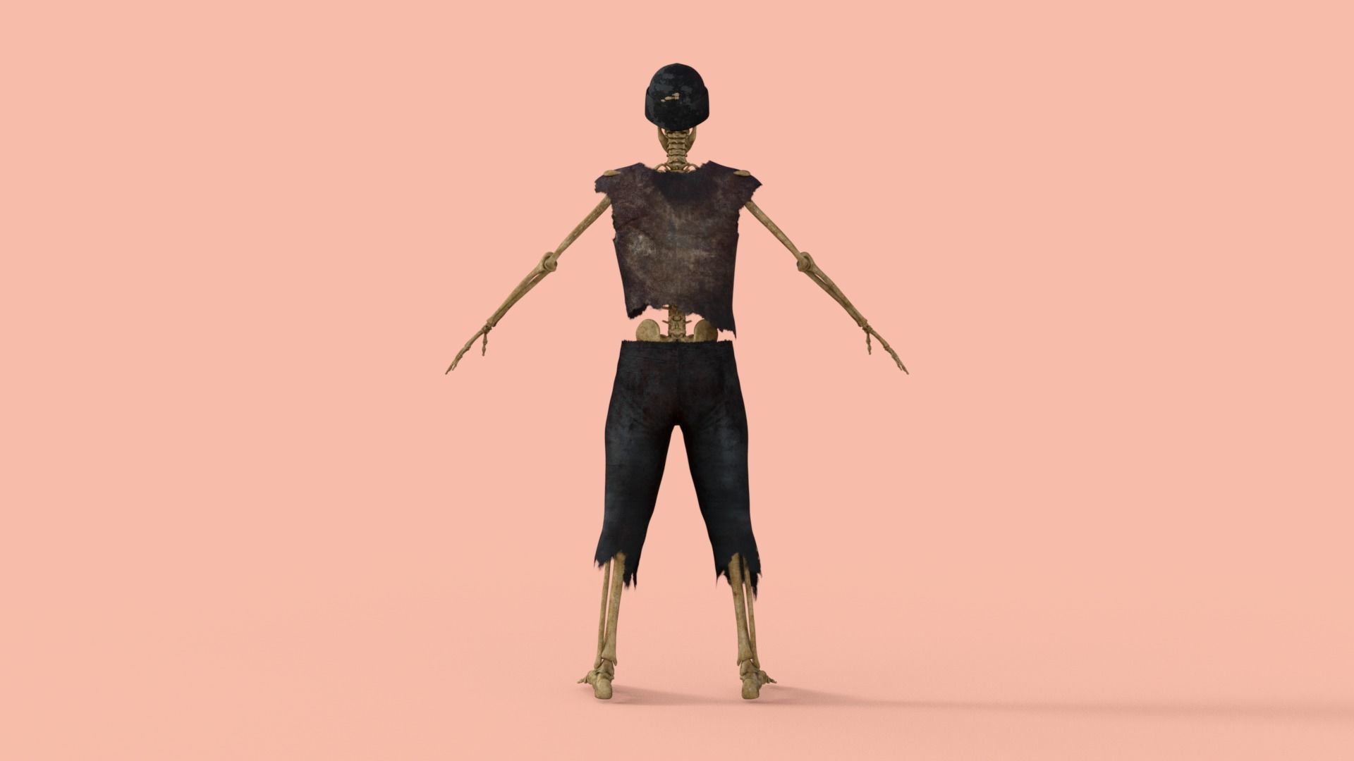 Scary Skeleton 3D model | CGTrader