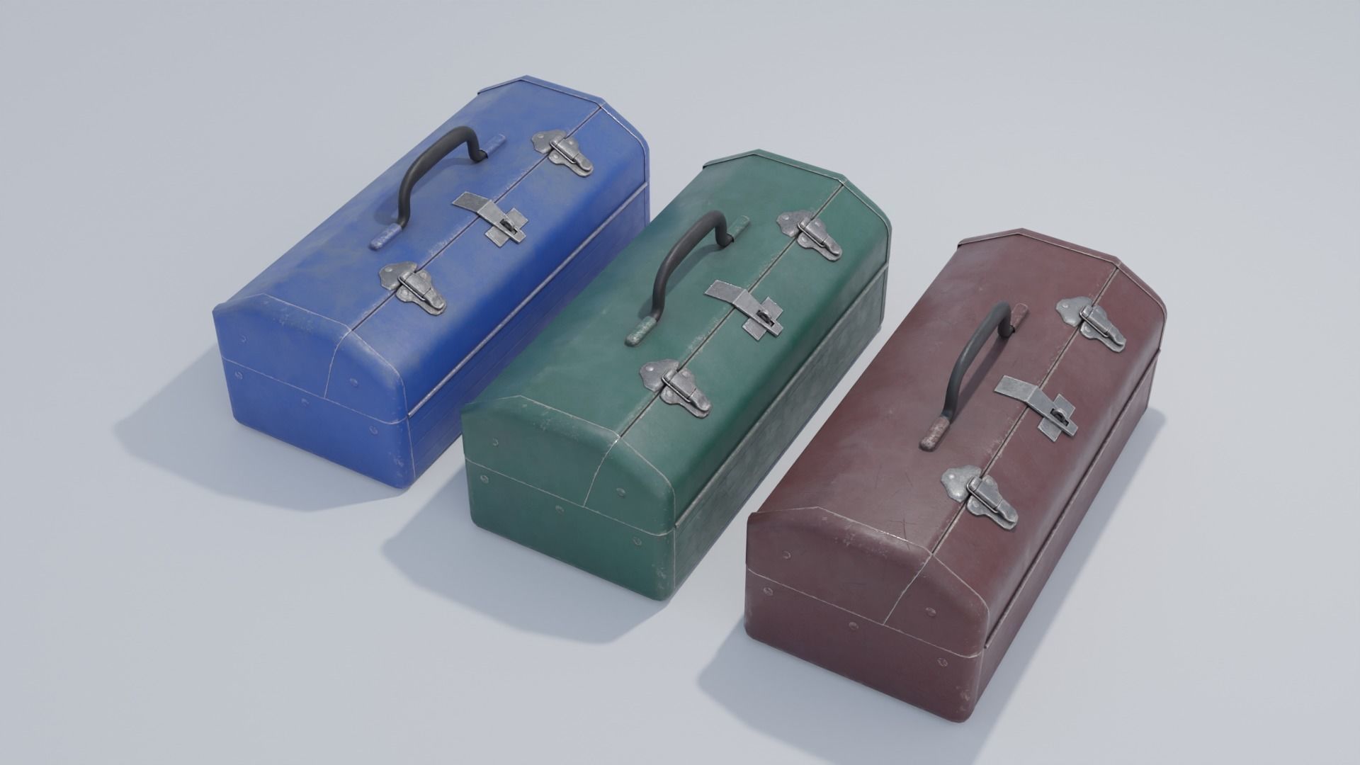 3D model Tool Box With 4K and 2K Textures VR / AR / low-poly | CGTrader