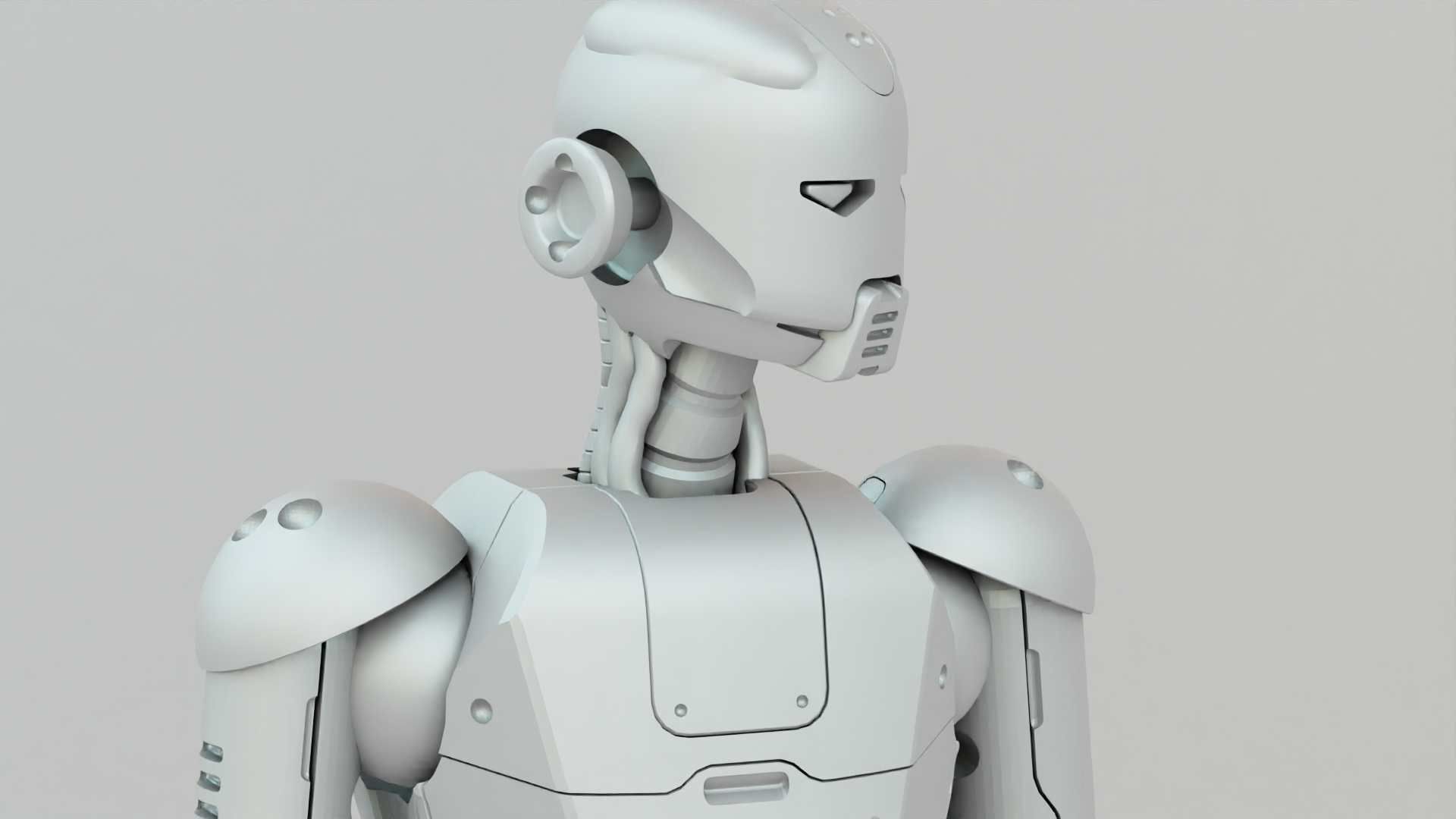 ANDROID JUNO RIGGED 3D model rigged | CGTrader