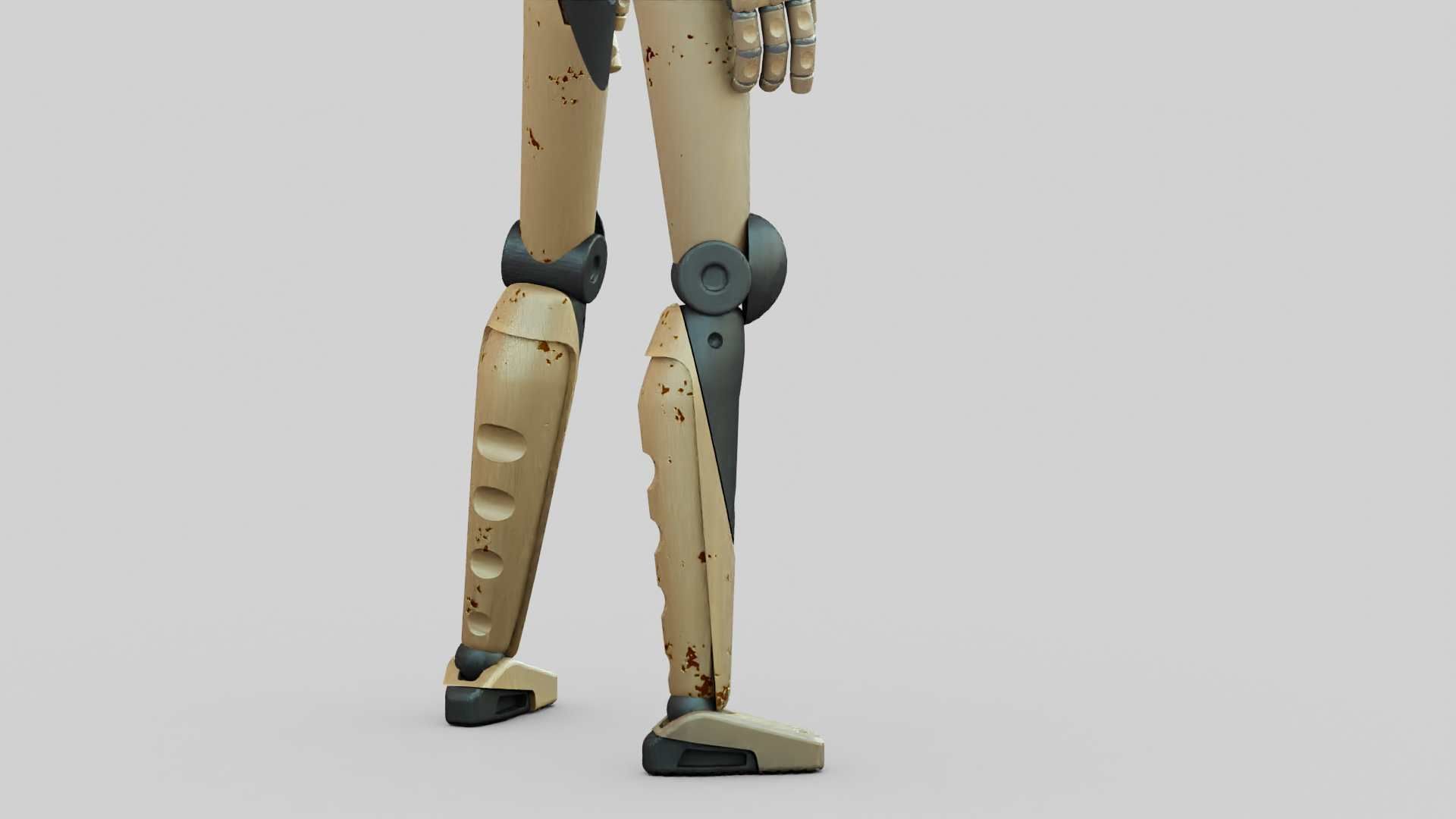 ANDROID JUNO RIGGED 3D model rigged | CGTrader