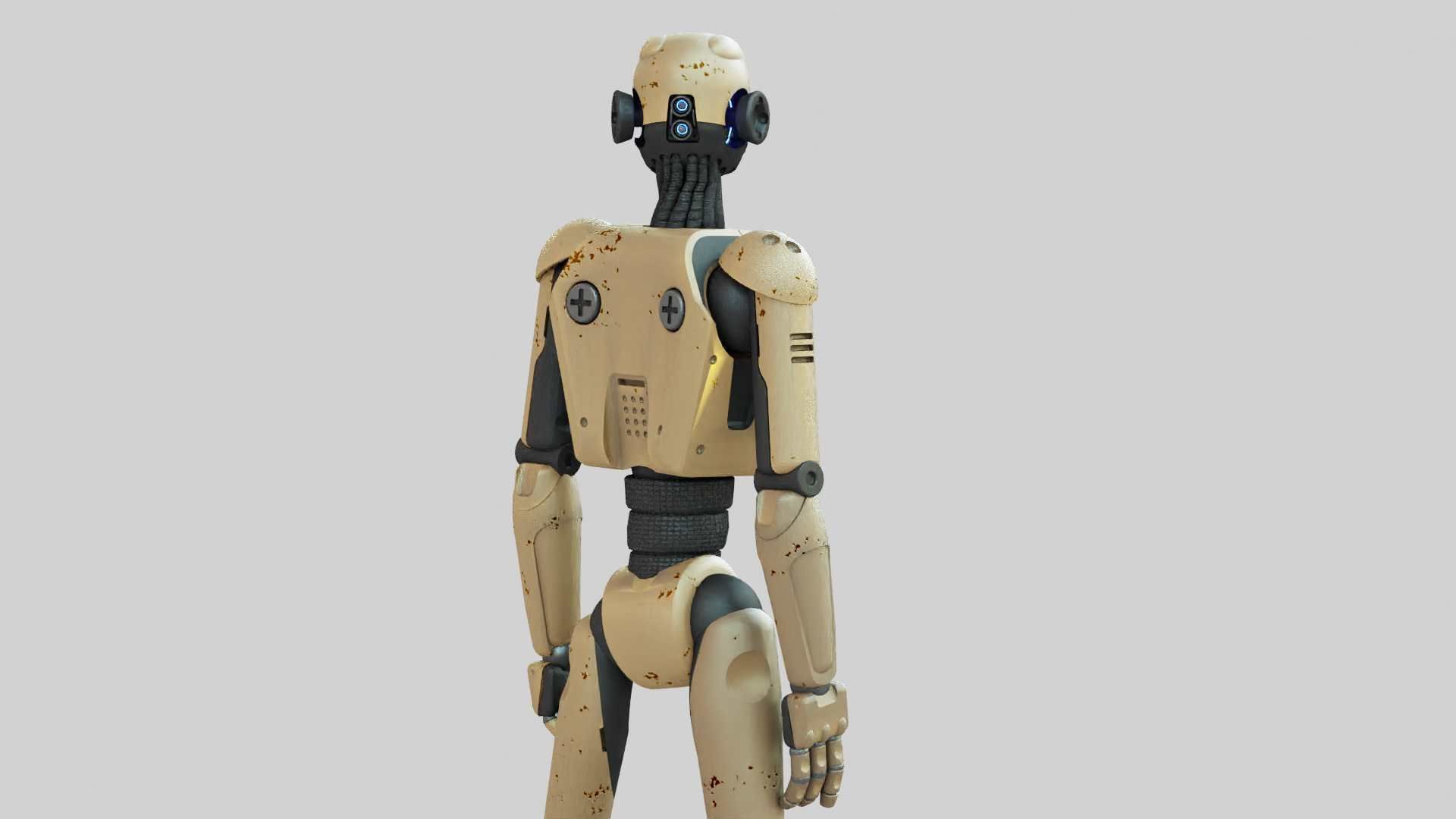 ANDROID JUNO RIGGED 3D model rigged | CGTrader