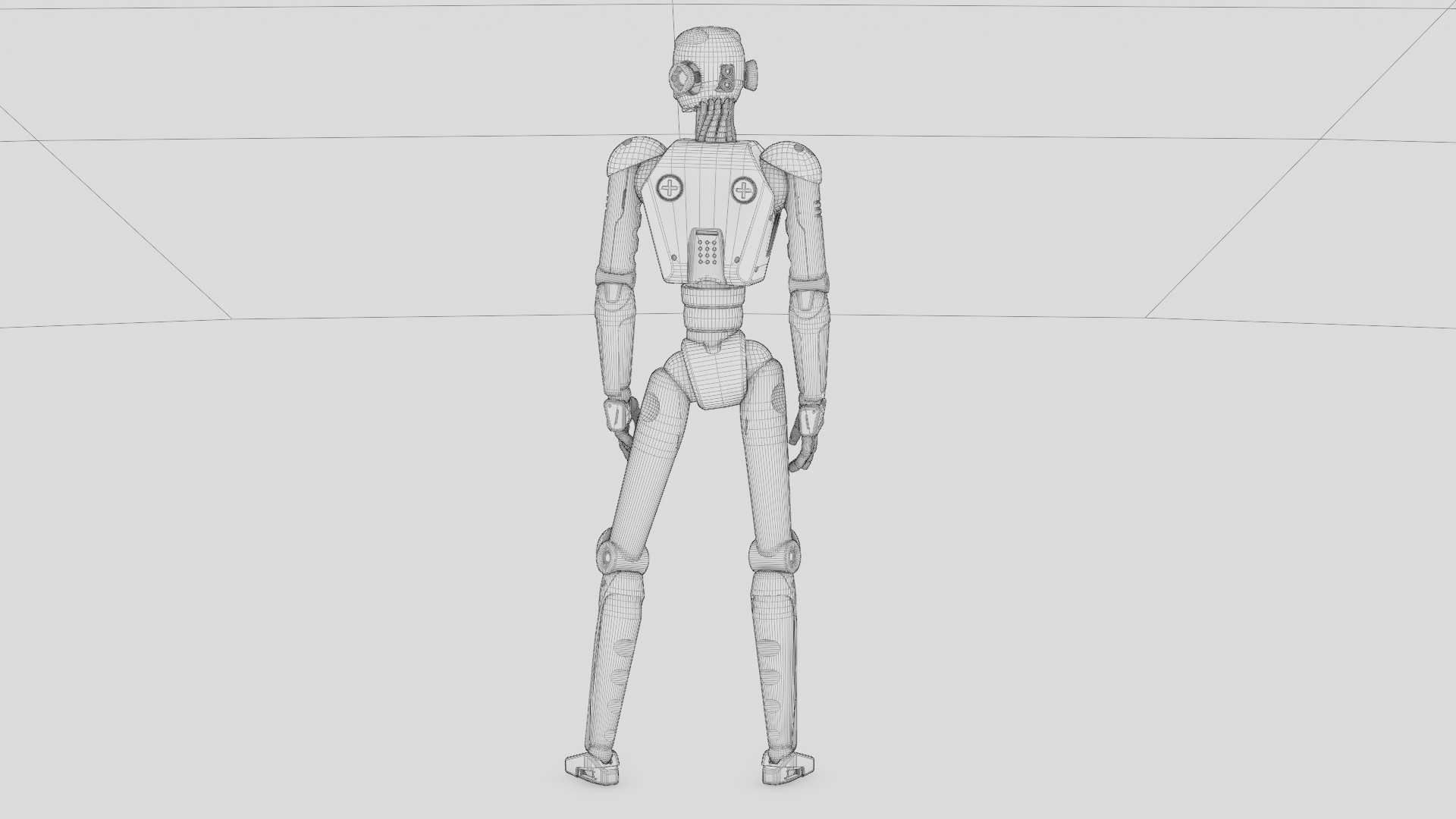 ANDROID JUNO RIGGED 3D model rigged | CGTrader