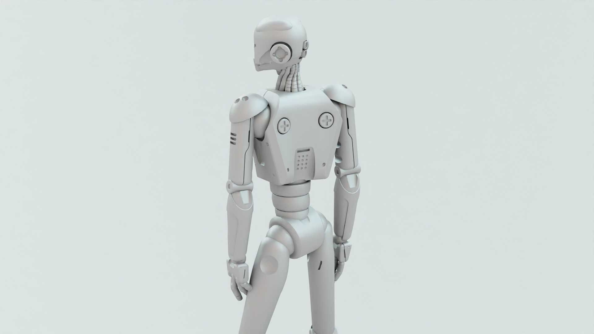 ANDROID JUNO RIGGED 3D model rigged | CGTrader