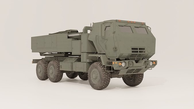 3D model M142 HIMARS - High Mobility Artillery Rocket System 3D model ...