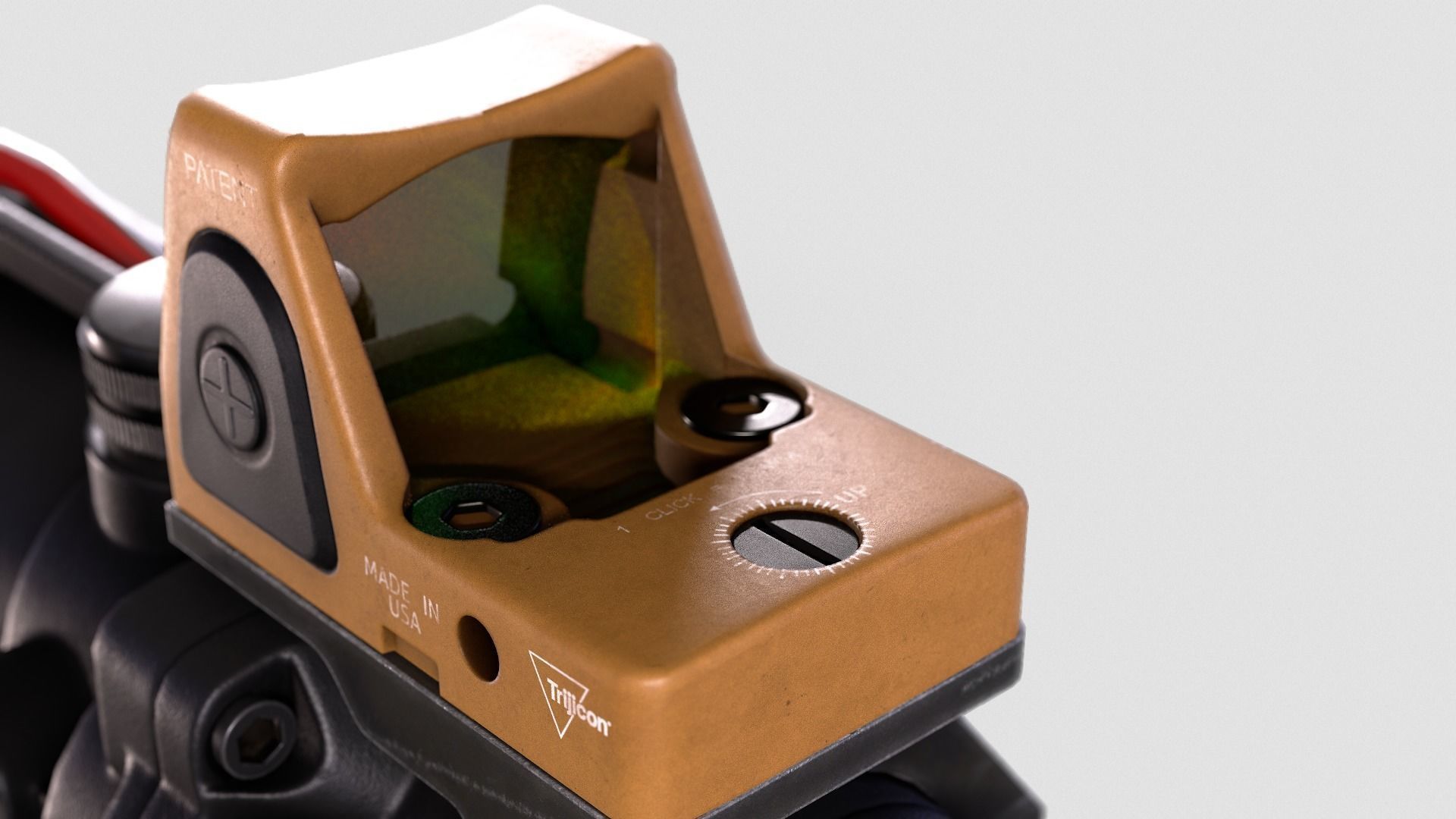 3D model ACOG Sight VR / AR / low-poly | CGTrader