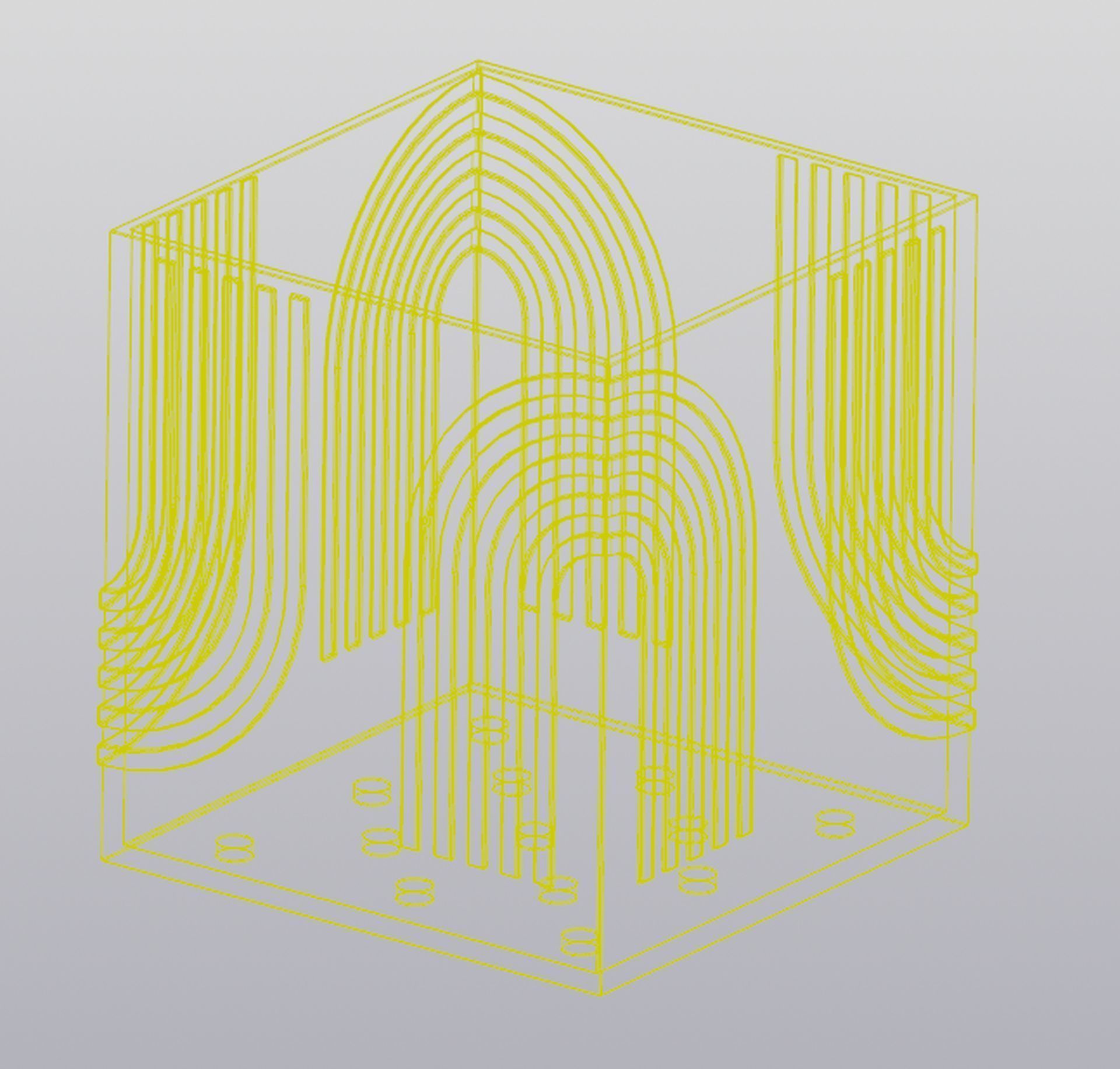 Square Rainbow planter 3D model 3D printable | CGTrader