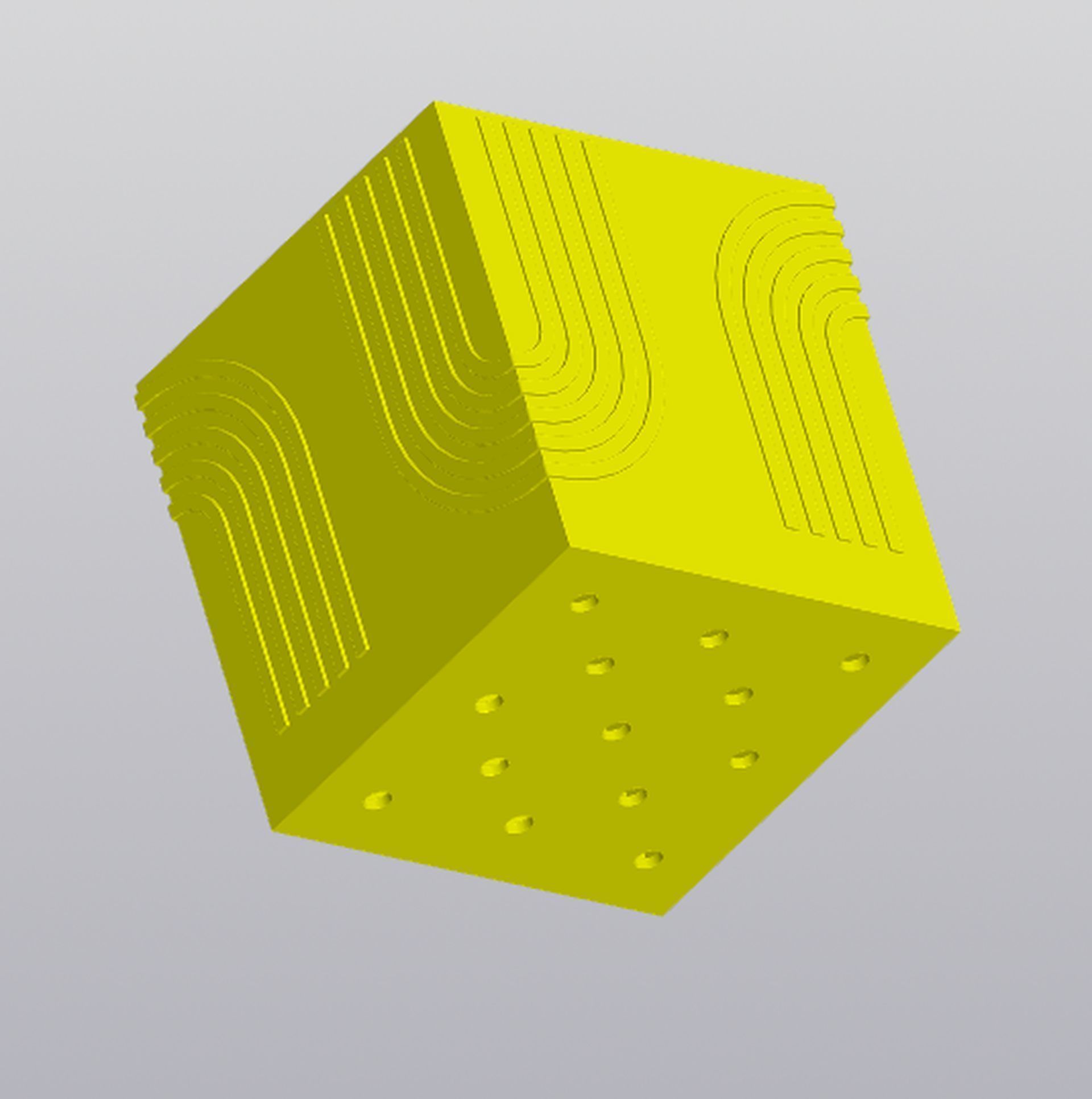 Square Rainbow planter 3D model 3D printable | CGTrader