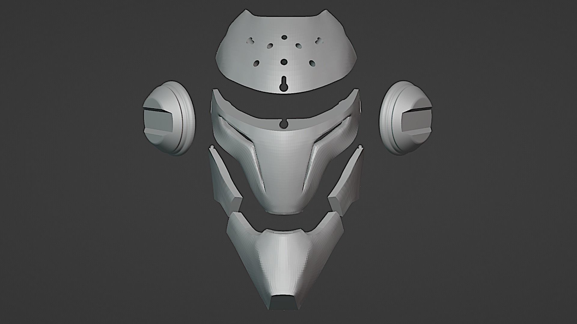 Overwatch - Ramattra Mask 3D model 3D printable | CGTrader